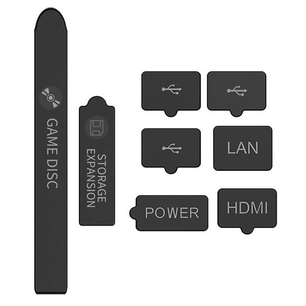 8 Pcs Dust Proof Cover For X-BOX Series S X Console Accessories Silicone Guard Set Dust Proof Stoppers