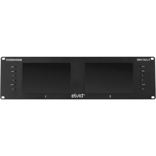 Elvid StudioVision Dual 7"" Monitor Rackmount
