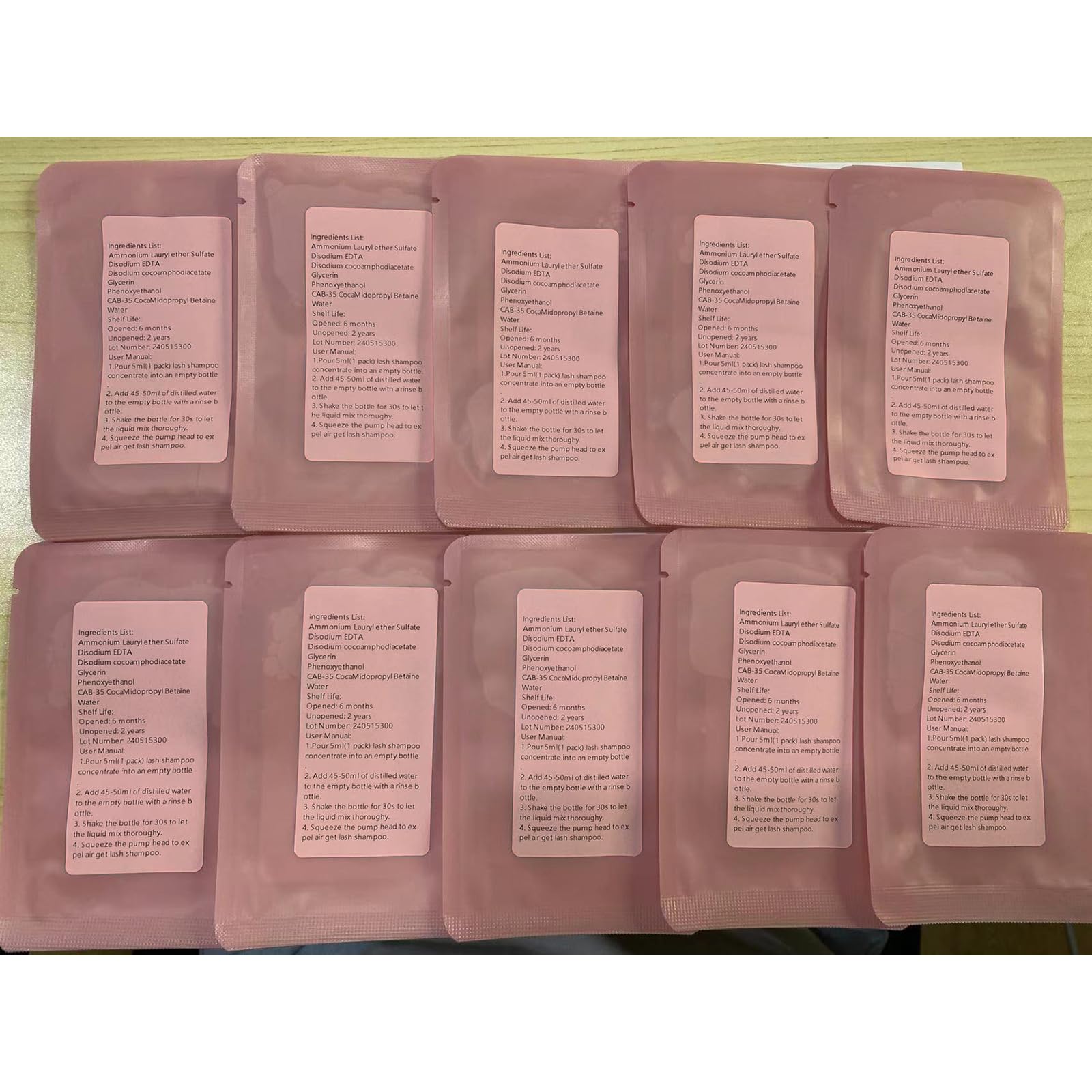 ALLOVE Lash Shampoo for Lash Extensions 100ml Eyelash Extension Cleanser + Rinse Bottle Sensitive and Non-irritation Lash Cleaning Kit for Eyelash Extensions Salon & Home Use - Lavender