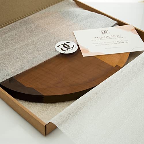 CG Home Heat-Treated Wooden Beech Large Cheese Board, Large Oval Charcuterie Board Platter Unique Housewarming & Bridal Shower Gift Serving Solid Tray Sturdy & Durable