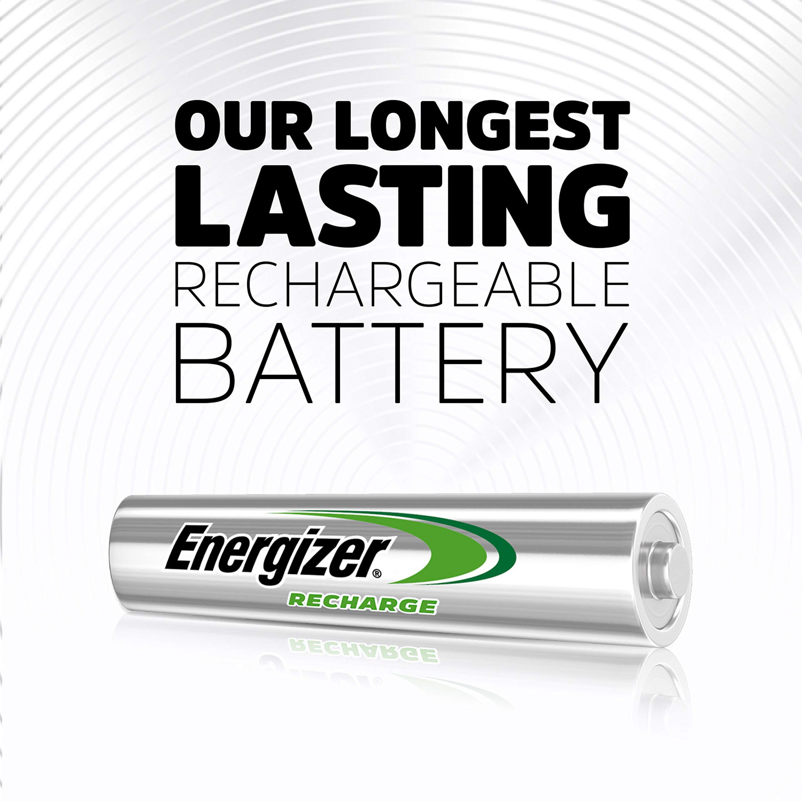 Energizer Recharge Power Plus AA 2300 mAh Rechargeable Batteries, Pre-Charged, 4 Count