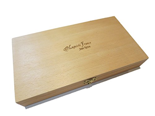 Laguiole Pale Horn Platine Knives in Presentation Box (Set of 6)