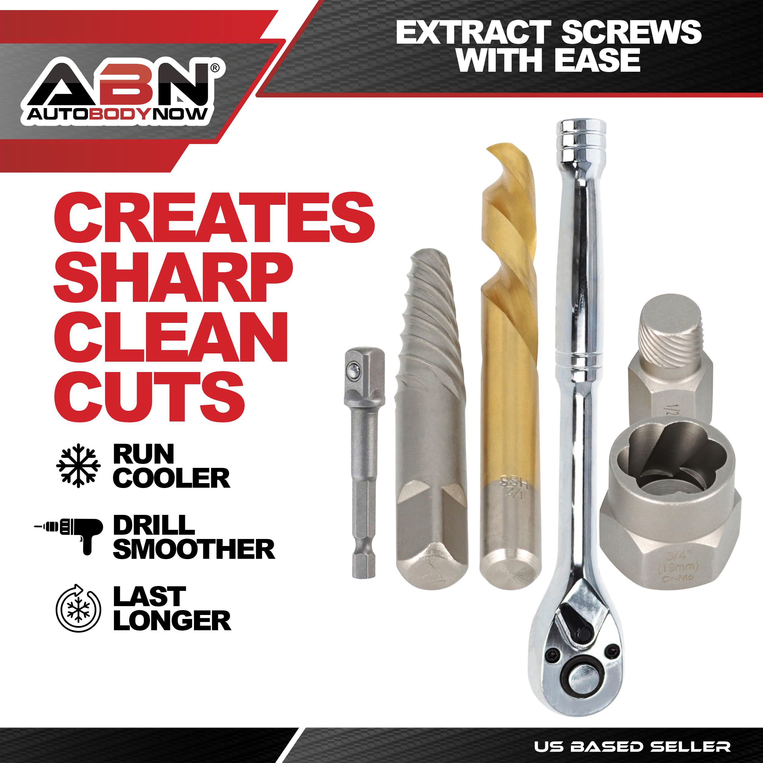 ABN 50pc Screw Bit Extractor and Assorted Drill Bit Kit - Damaged Screw Extractor Impact Bits with Bolt Extractor Set