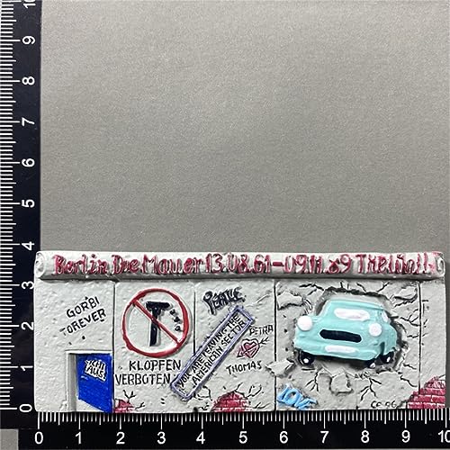 Berlin Wall Germany Refrigerator Magnet 3D Travel Souvenir Fridge Decoration Magnetic Sticker Craft Collection