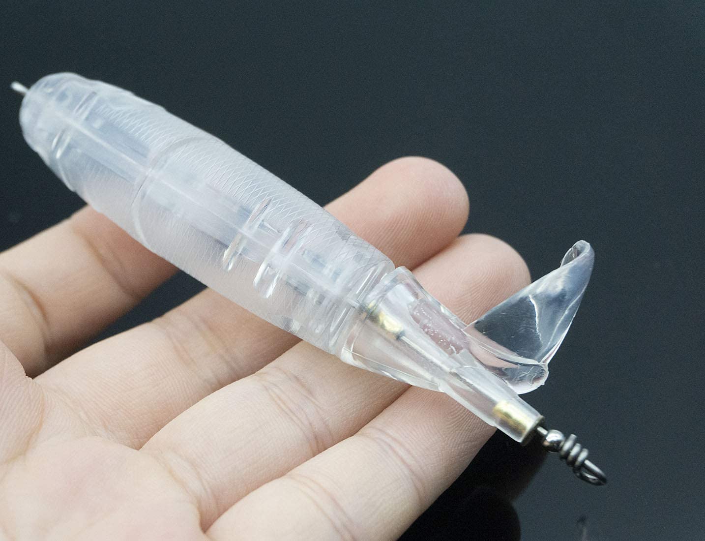 5PCS Fishing Lures Plopper Fishing Lure Whopper Popper Bass Lure 11.53g 9.7cm 8339 Special Eye