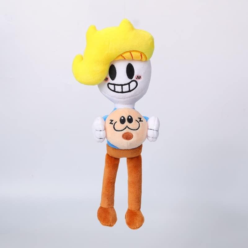 Nieqn Bryson and Ham Plush, Cute Cartoon Anime Bryson and Ham Plush,Soft Stuffed Plush Toy Sofa Decor Pillow Collection Toy,Yellow Plush Boy Plush Toys Gift for Kids Children