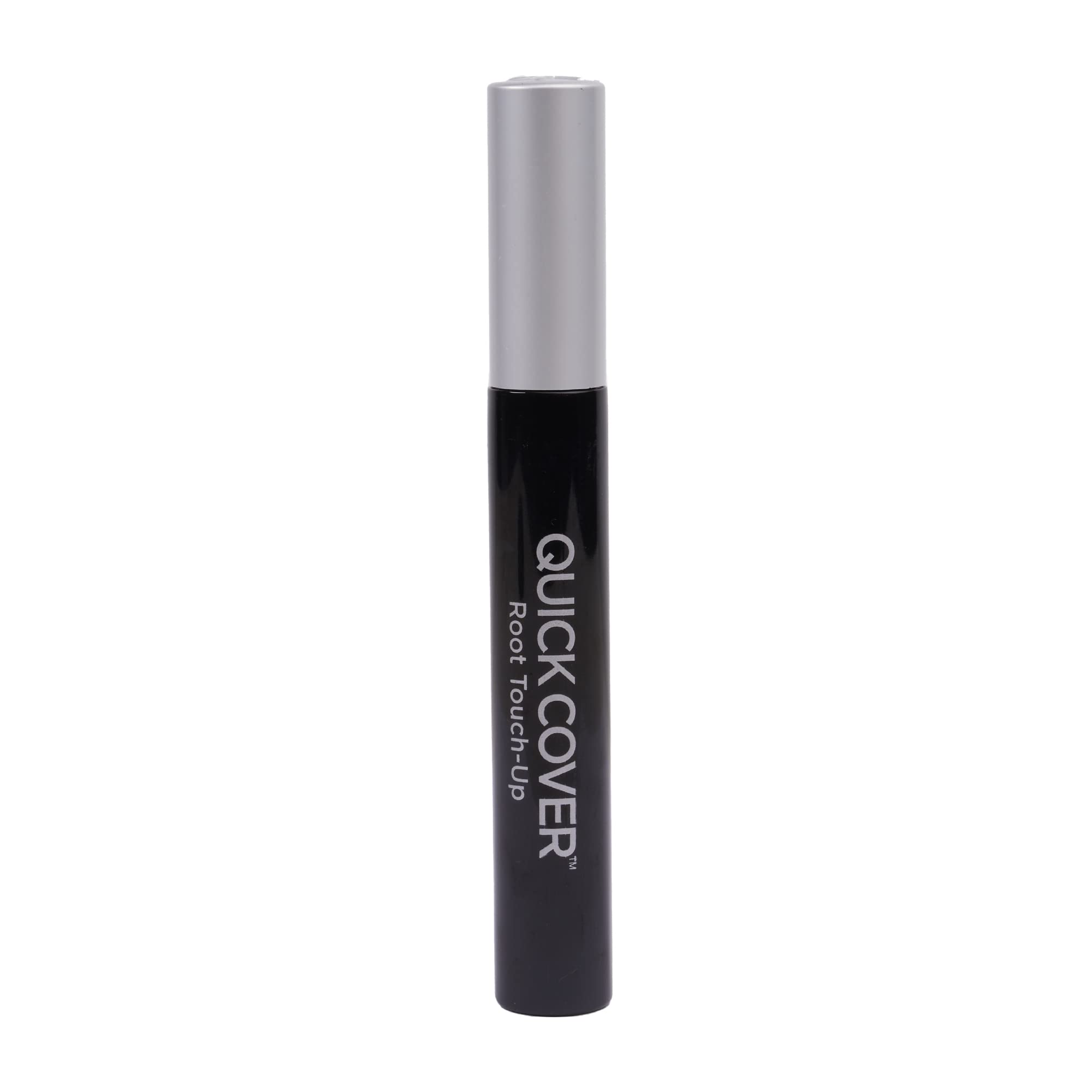 RED by Kiss Quick Cover Root Touch Up Rescue, Mascara Natural Water-Resistant Temporary Gray Concealer Cover Up Brush for Hair Mustache & Beard (Natural Dark Brown) (2Pcs)