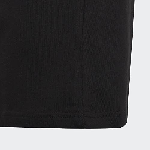 adidas Boys' Soccer Logo Tee, Black, X-Large