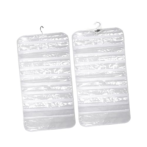ABOOFAN Jewelry Display Bag Jewelry Hanging Bag Hanging Bag for Jewelry Bracket White Storage