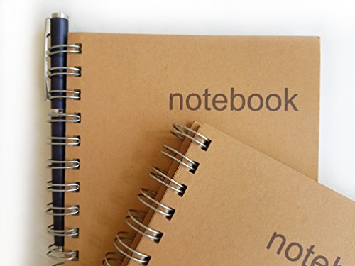 le vent A5 Spiral Dot & Lined Journals - 200 Creamy Pages - High-Quality 100gsm Paper - Durable Hardcover (5" x 8.25") - Perfect for Bullet Journaling, Planning, and Note-Taking - Designed by Artists