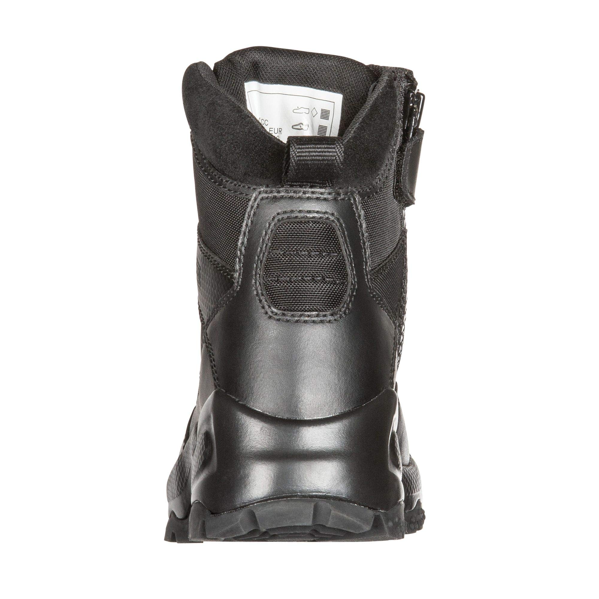 5.11 Tactical Men's ATAC 2.0 6" Side Zip Military Boot, Black, 9 Wide, Style 12394