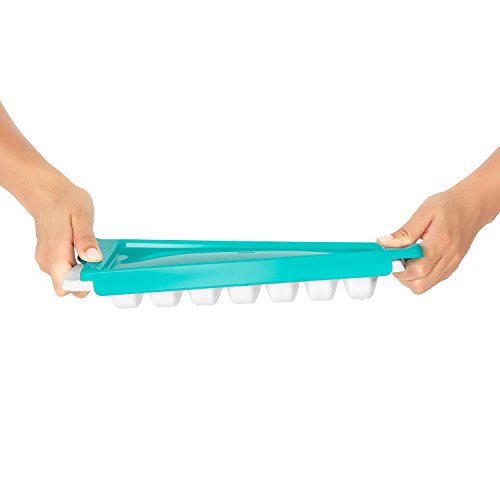 OXO Tot 2-Piece Baby Food Freezer Tray With Protective Cover, Teal
