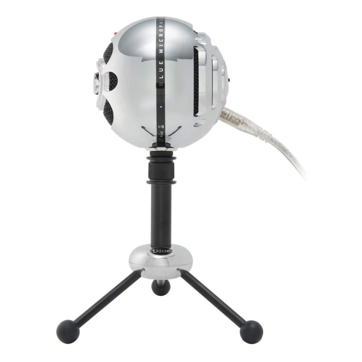 Blue Microphones Snowball USB Microphone (Brushed Aluminum) Bundle with Shock Mount (2 Items)