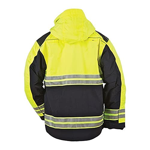 5.11 Tactical Men's Responder's High Visibility Performance Parka, Style# 48073, Dark Navy, XX-Large