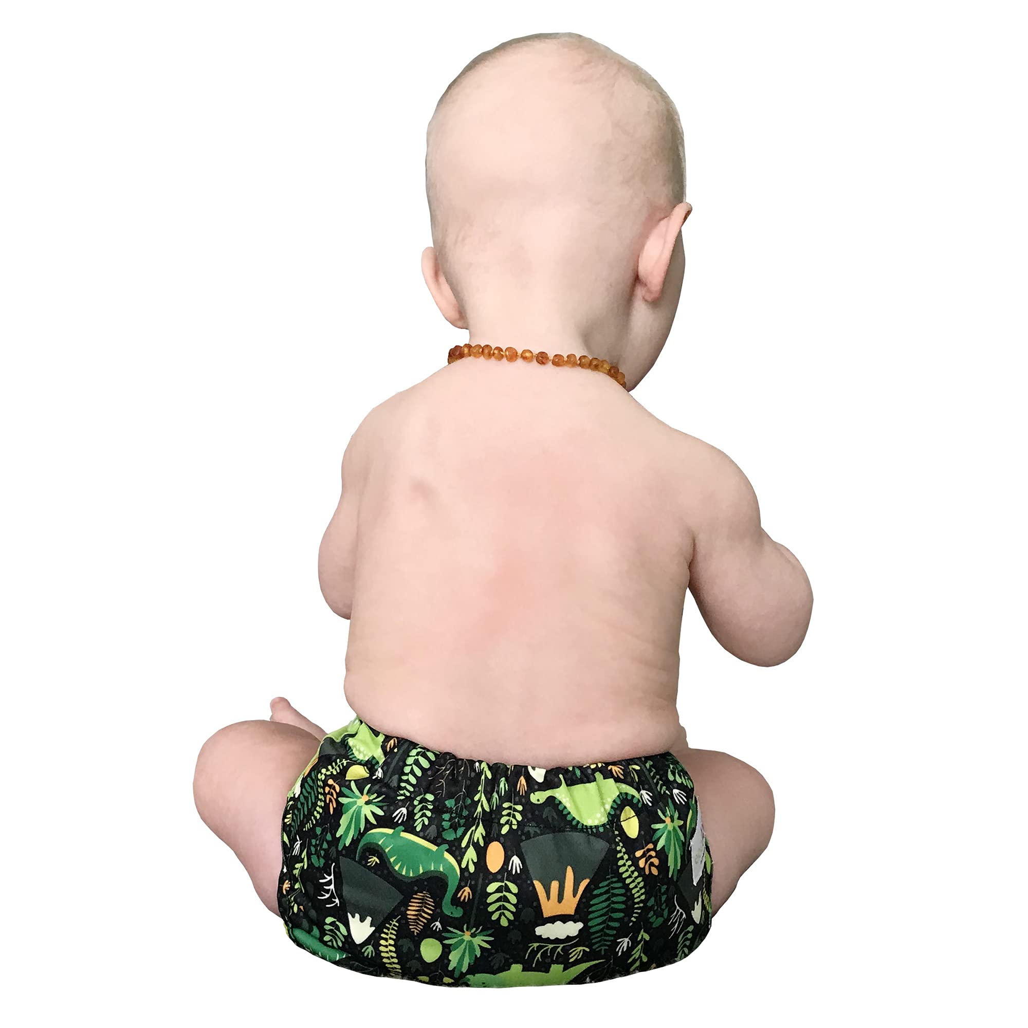 Reusable Waterproof Diaper Cover Shell: for Baby Prefold Cloth Diapers, Flats, Fitted or Inserts (Whale)