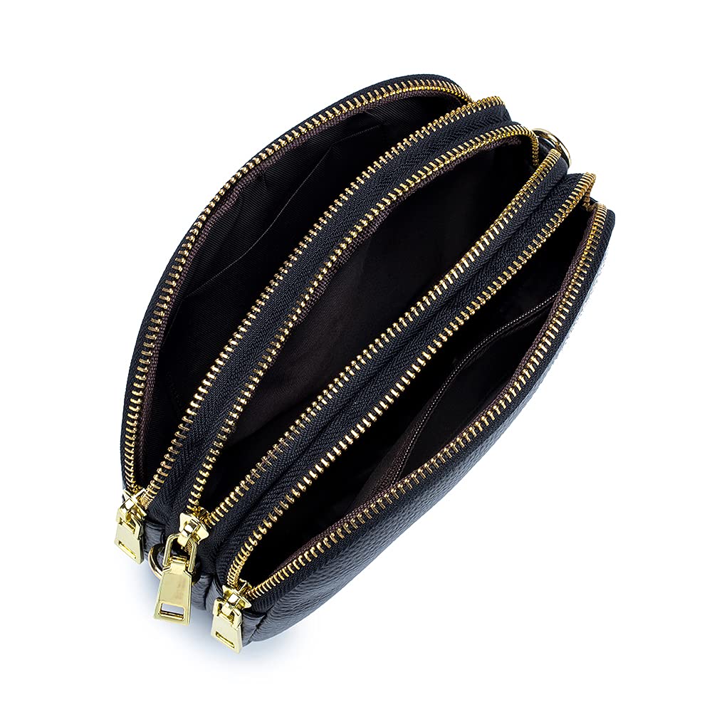 Coin Pocket Genuine Leather Phone Bag Women Wallet Crossbody Shoulder Bag