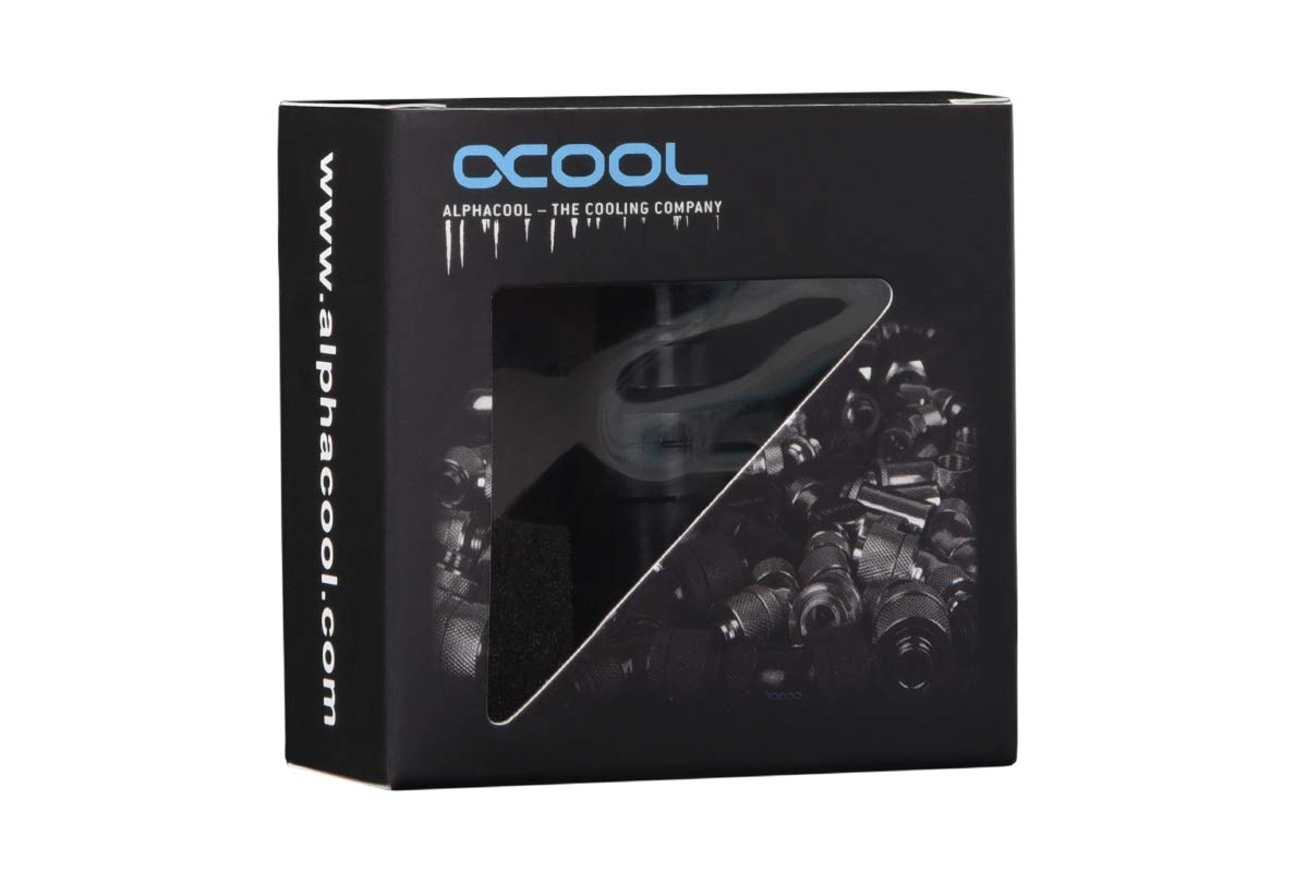Alphacool 17457 Eiszapfen Quick Coupling Female G1/4 Inner Thread - Deep Black