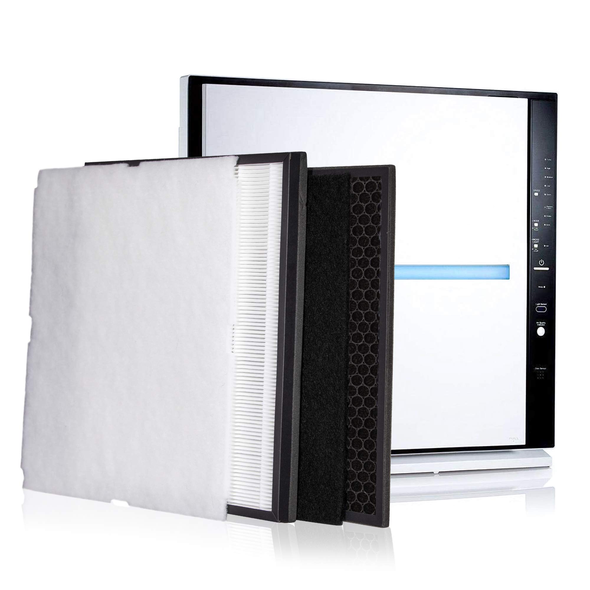 Climestar Honeycomb Filter Kit Compatible Replacement for Rabbit Air Minus A2 SPA-700A SPA-780A Air Purifiers - Odor (Set of 4 Filters)