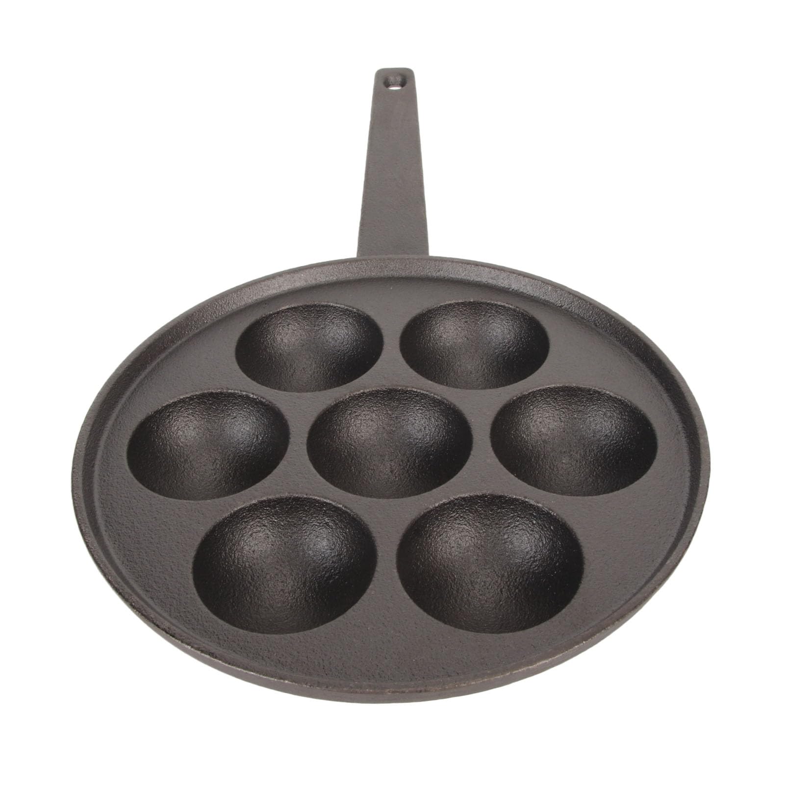 7 Holes Nonstick Takoyaki Grill Pan Cast Iron Takoyaki Maker Deepened Enlarged for Household Kitchen Use