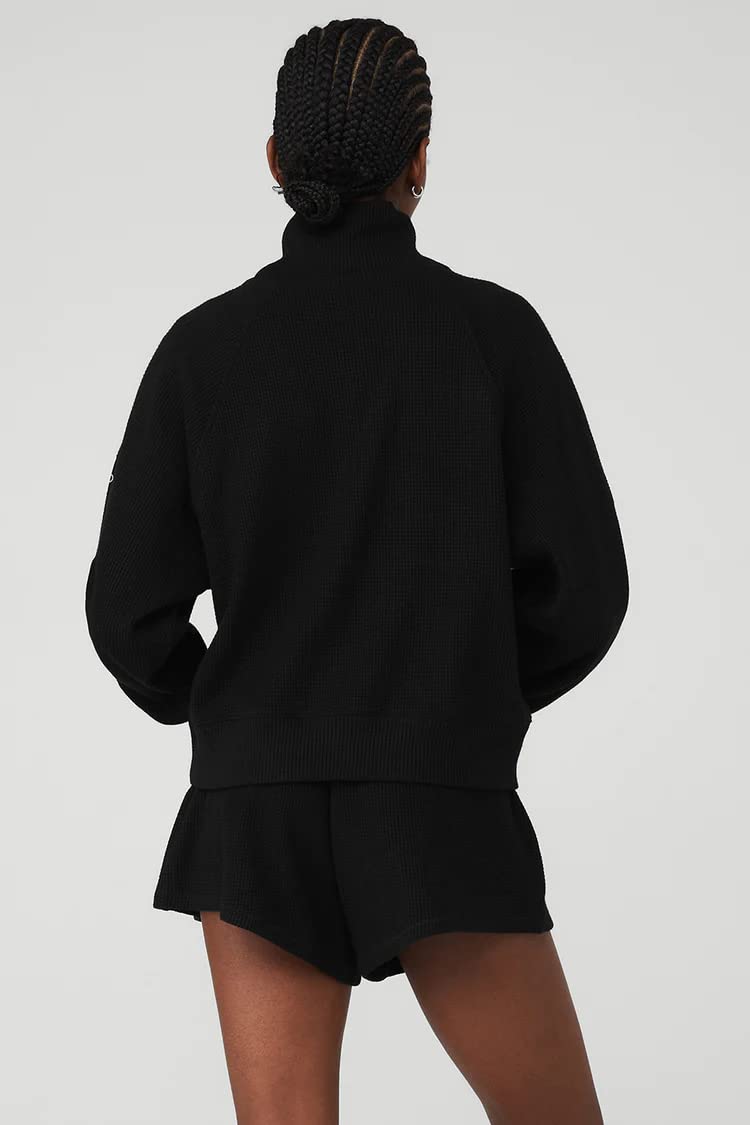 Alo Yoga Women's Thermal Weekend Escape, Black, M