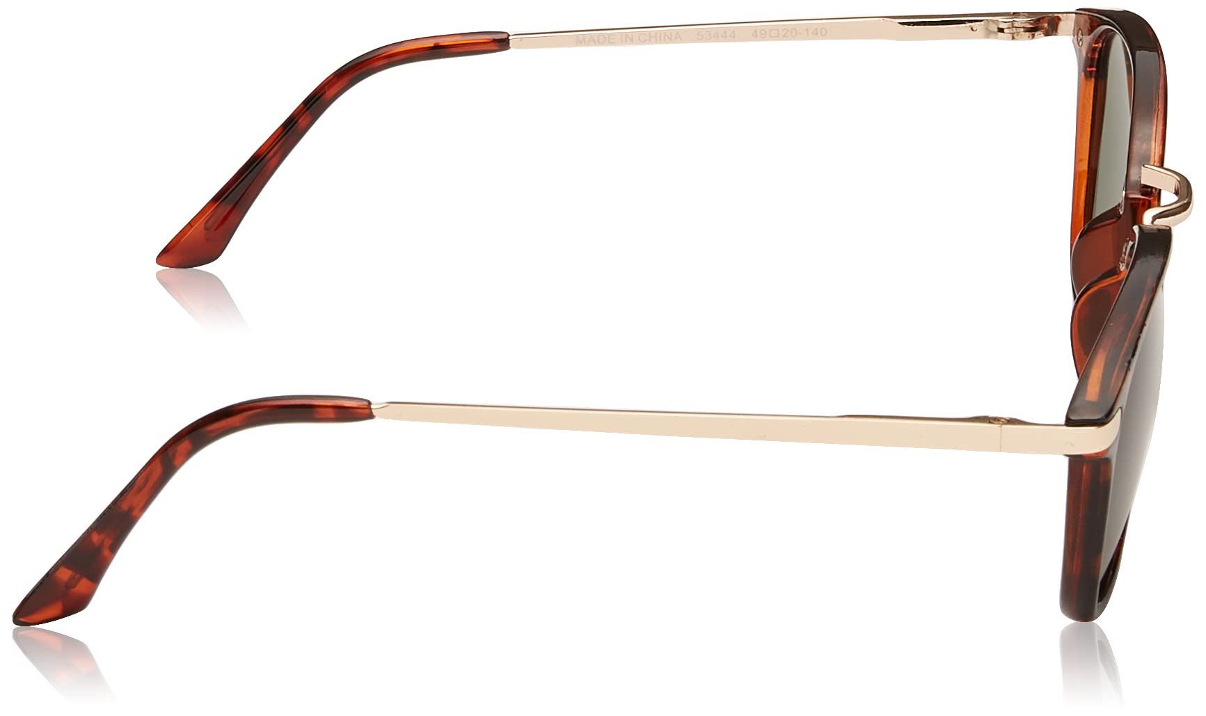 A.J. Morgan Unisex - Adult Castro Round Sunglasses,Tortoise,198 mm