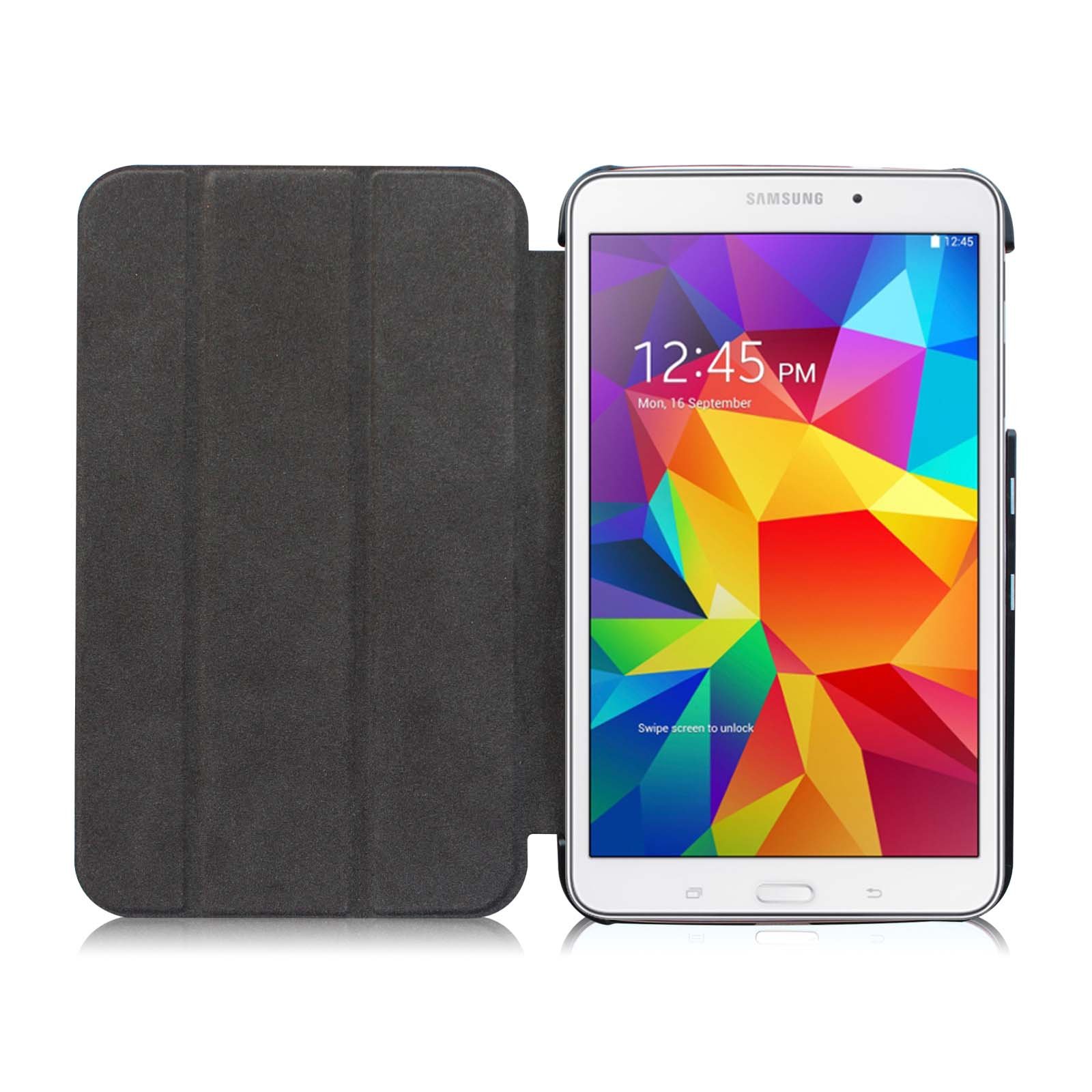 Fintie Slim Shell Case for Samsung Galaxy Tab 4 7.0 2014, Ultra Lightweight Protective Stand Cover, Black