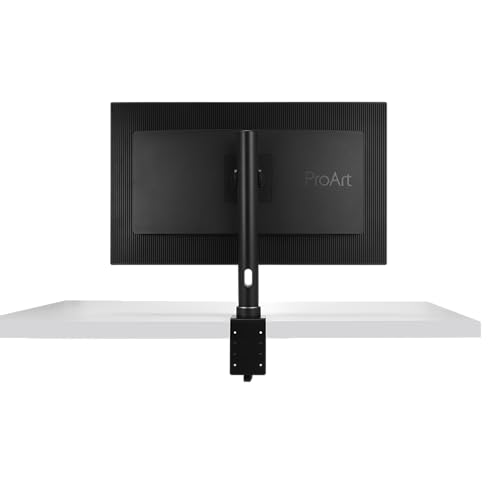 ASUS ProArt Desk Mount Kit (ACL02) – Supports Most 24” to 34” Proart Displays, C-Clamp, Mounting Base, Ergonomic Adjustments, Clean Desk Setup, Free Up Desk Space, Quick and Easy Set-up, Minimal