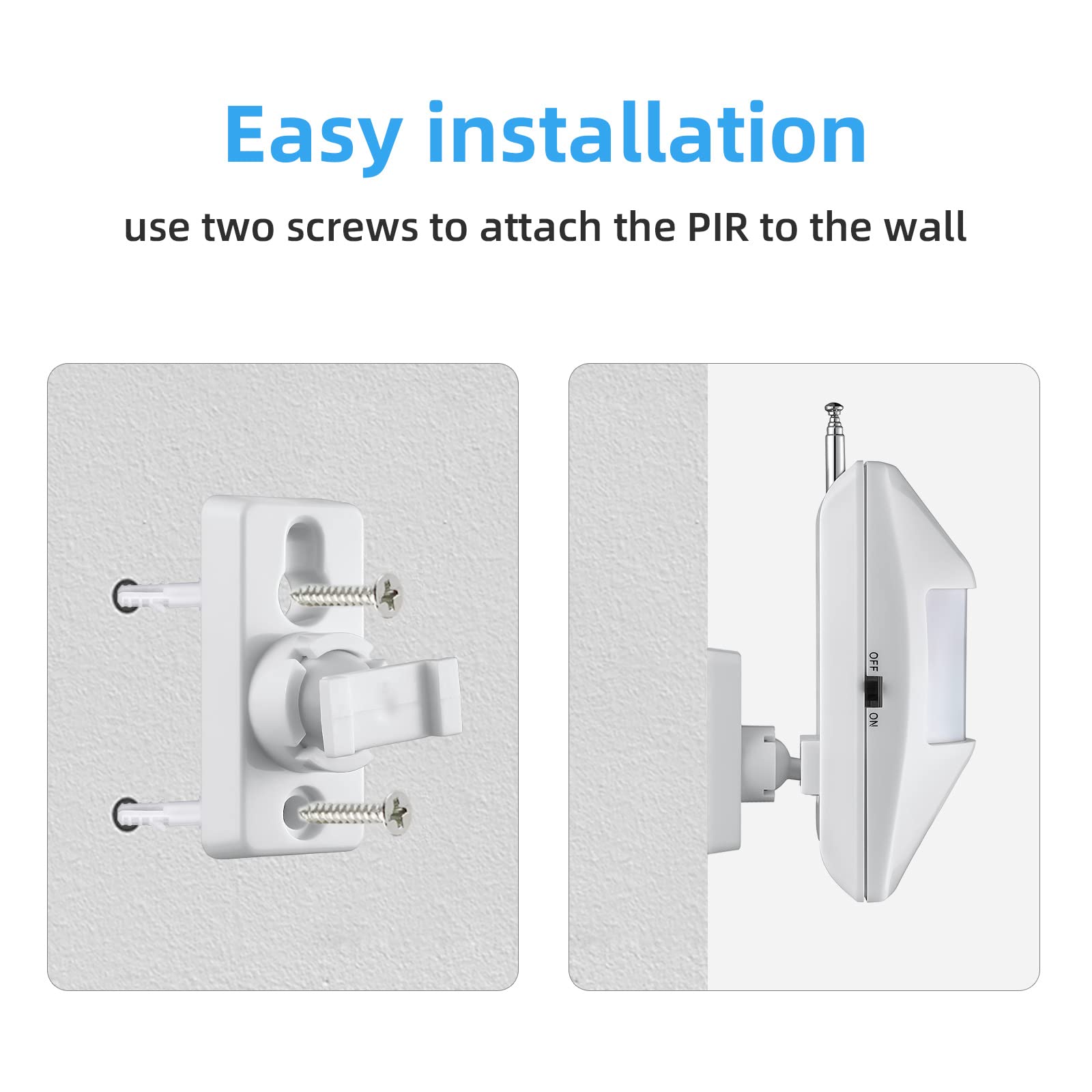 KERUI 433MHz Home Wireless PIR Infrared Motion Sensor Detector for Alarm System