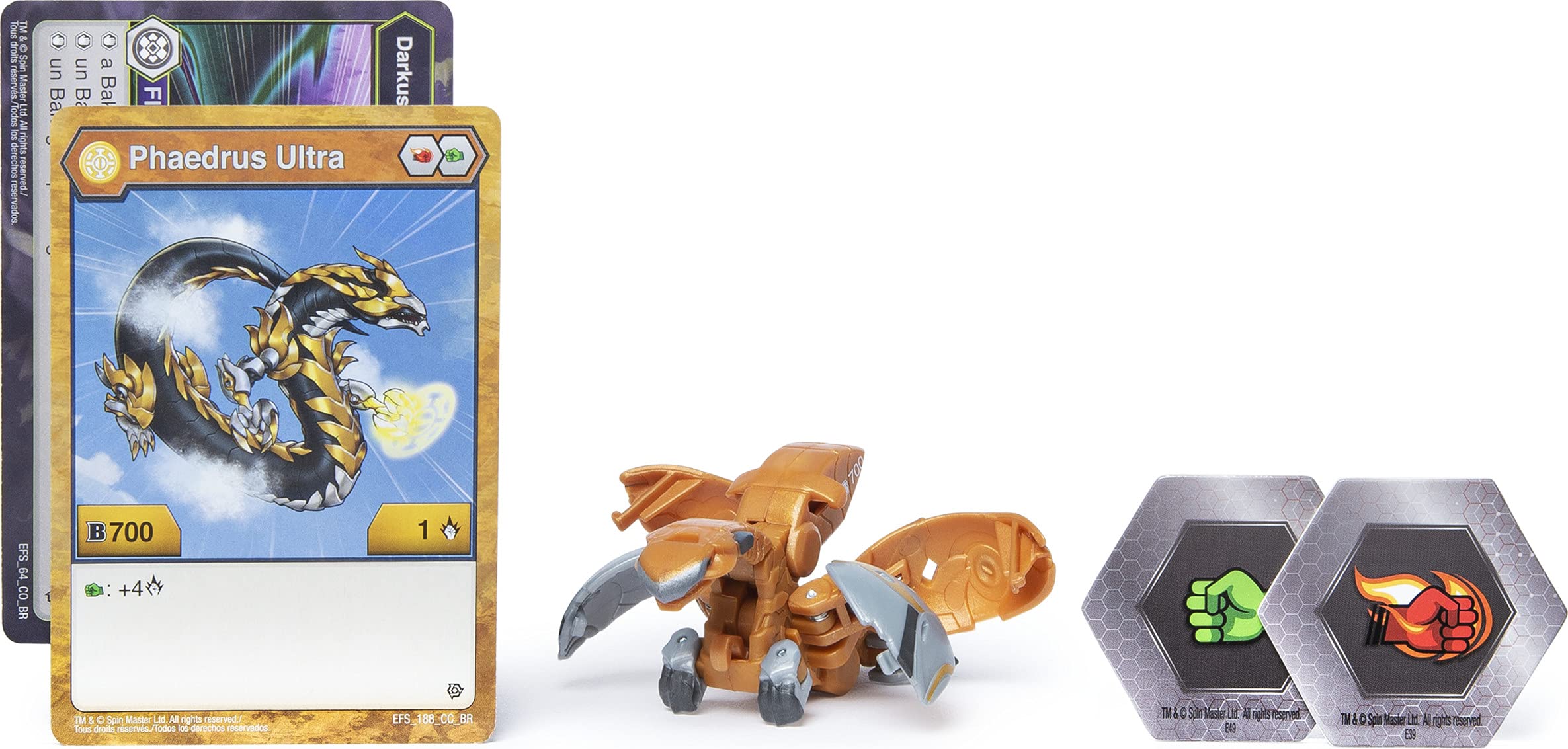 Bakugan Ultra, Aurelus Phaedrus, 3-inch Collectible Action Figure and Trading Card, for Ages 6 and Up