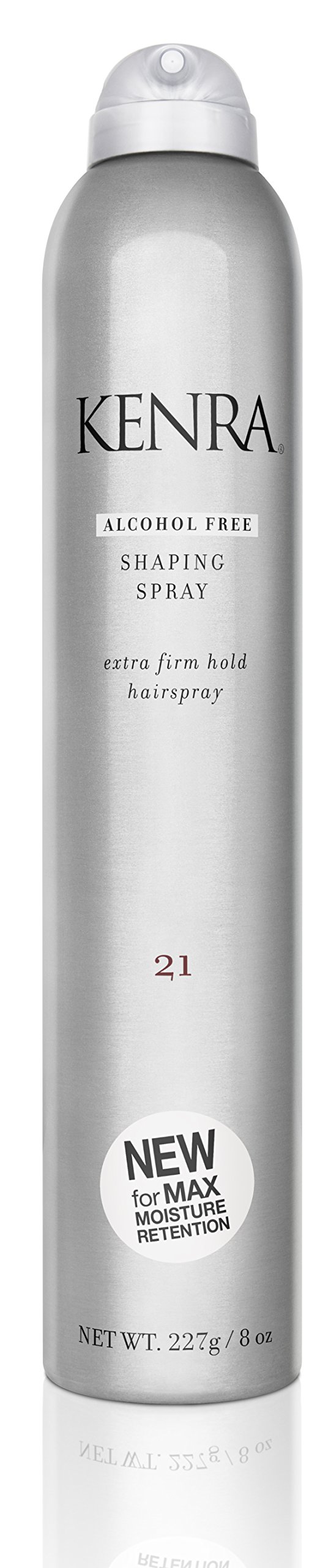 Kenra Shaping Spray 21 | Alcohol Free Hairspray | Max Moisture Retention | Extra Firm Hold & High Shine | Optimal Working Time | All Hair Types | 8 oz