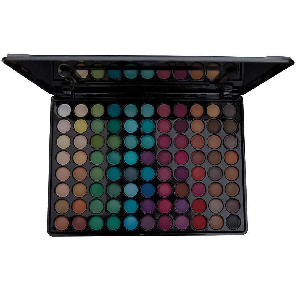 ForPro Professional Collection Bebeautiful Professional Makeup Eyeshadow with Applicators, 88-Color Palette, Warm