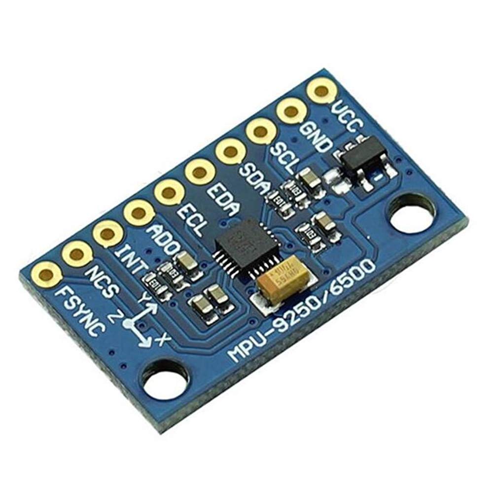 ACEIRMC MPU9250 299DOF 9-Axis 9 DOF 16 Bit Gyroscope Acceleration Magnetic Sensor 9-Axis Attitude +Gyro+Accelerator+Compass Magnetic Field Sensor Module IIC/SPI for Arduino GY-9250