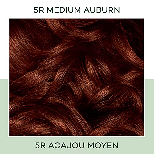 Clairol Natural Instincts Demi-Permanent Hair Dye, 5R Medium Auburn Hair Color, Pack of 1