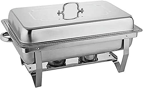 Chafing Dishes Chafing Dish Buffet Set, Food Warmers Server Warming Tray Round Rectangular Chafers, Stainless Steel Square Chafer, Round Food Warmer Chafing For Catering Warmer Chafer Set, Energy Effi