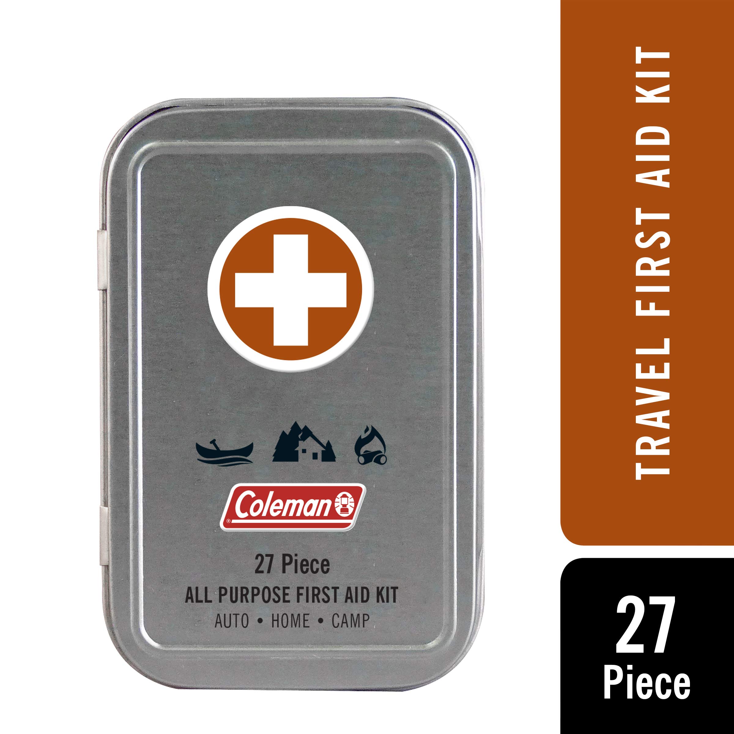 Coleman All Purpose Mini First Aid Kit - Compact & Affordable Emergency Preparedness with First Aid Assortment - 27 Pieces β Travel Friendly