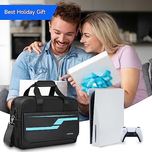 Deegotech Travel Carrying Case Compatible with PS5, Portable Protective Storage Bag for PlayStation5 Console Multiple Pockets for PS5 Disc/Controller/Game Cards & Accessories Tech Gifts for Men