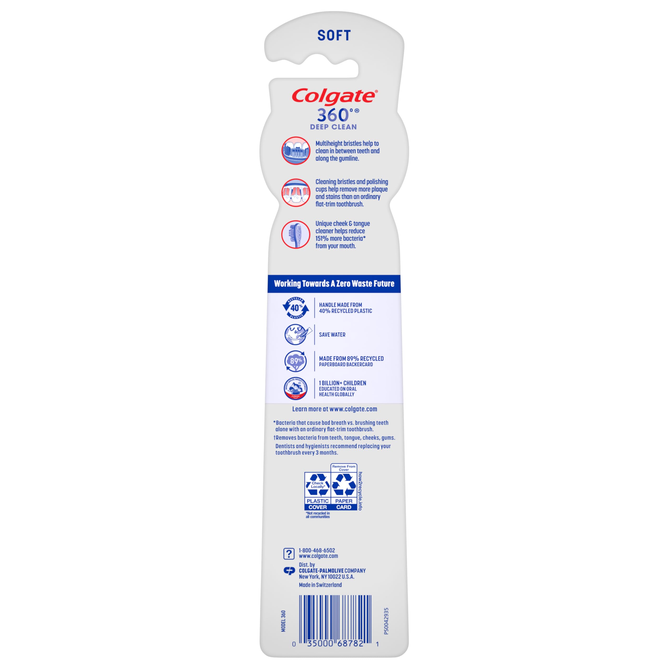 Colgate 360 Toothbrush, 2-ct