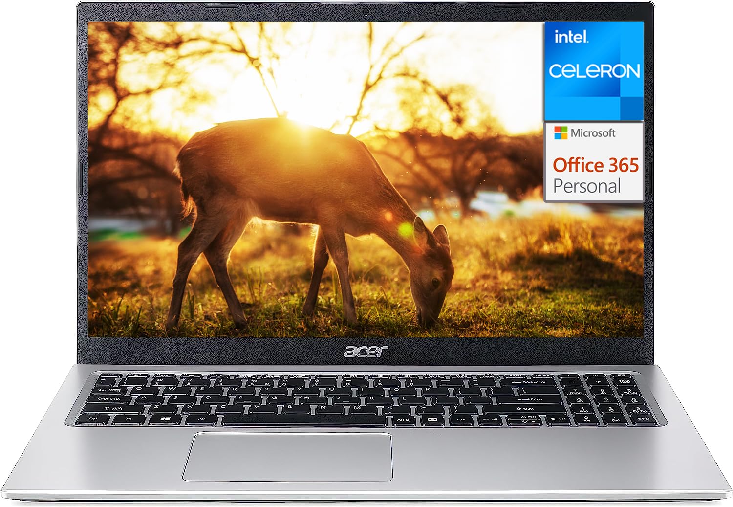 acer 2023 Aspire 1 Slim Laptop for Student & Business, 15.6" FHD Display, Intel Celeron N4500 Processor, 16GB RAM, 128GB eMMC, 1-Year Microsoft 365 Personal Subscription, Win 11 Home S Mode