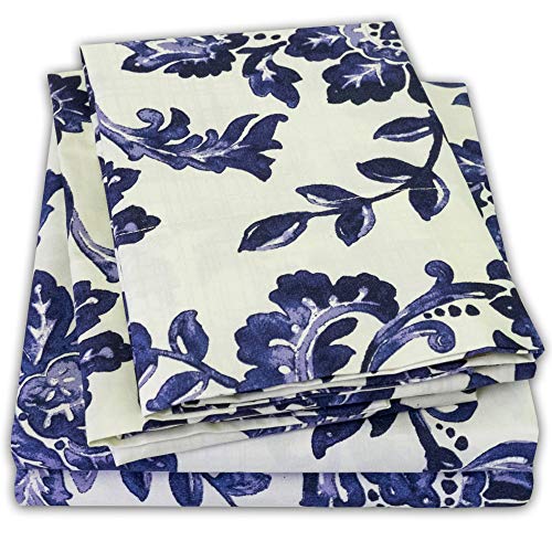 King Size Sheets - Breathable Luxury Bed Sheets with Full Elastic & Secure Corner Straps Built In - 1800 Supreme Collection Extra Soft Deep Pocket Bedding Set, Sheet Set, King, Tuscany