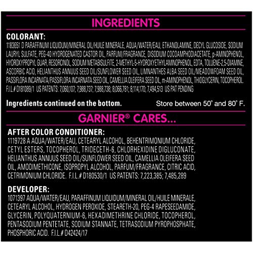 Garnier Olia Ammonia Free Permanent Hair Color, 100% Gray Coverage (Packaging May Vary), 6.43 Light Natural Auburn, Red Hair Dye, Pack of 1