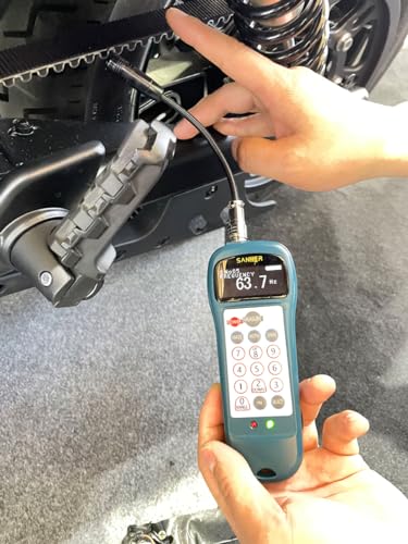 Sanker Sonic Belt Tension Meter SK-608 Suited for Multi-Ribbed V- and synchronous Belts Shorter Measurement time ≤ 0.2S Measuring Accuracy +/-1% Frequency Range 10-5000Hz U550 Same Function