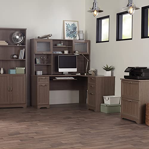 RealspaceĀ® Magellan 58"W Hutch for Corner/L-Desk, Gray