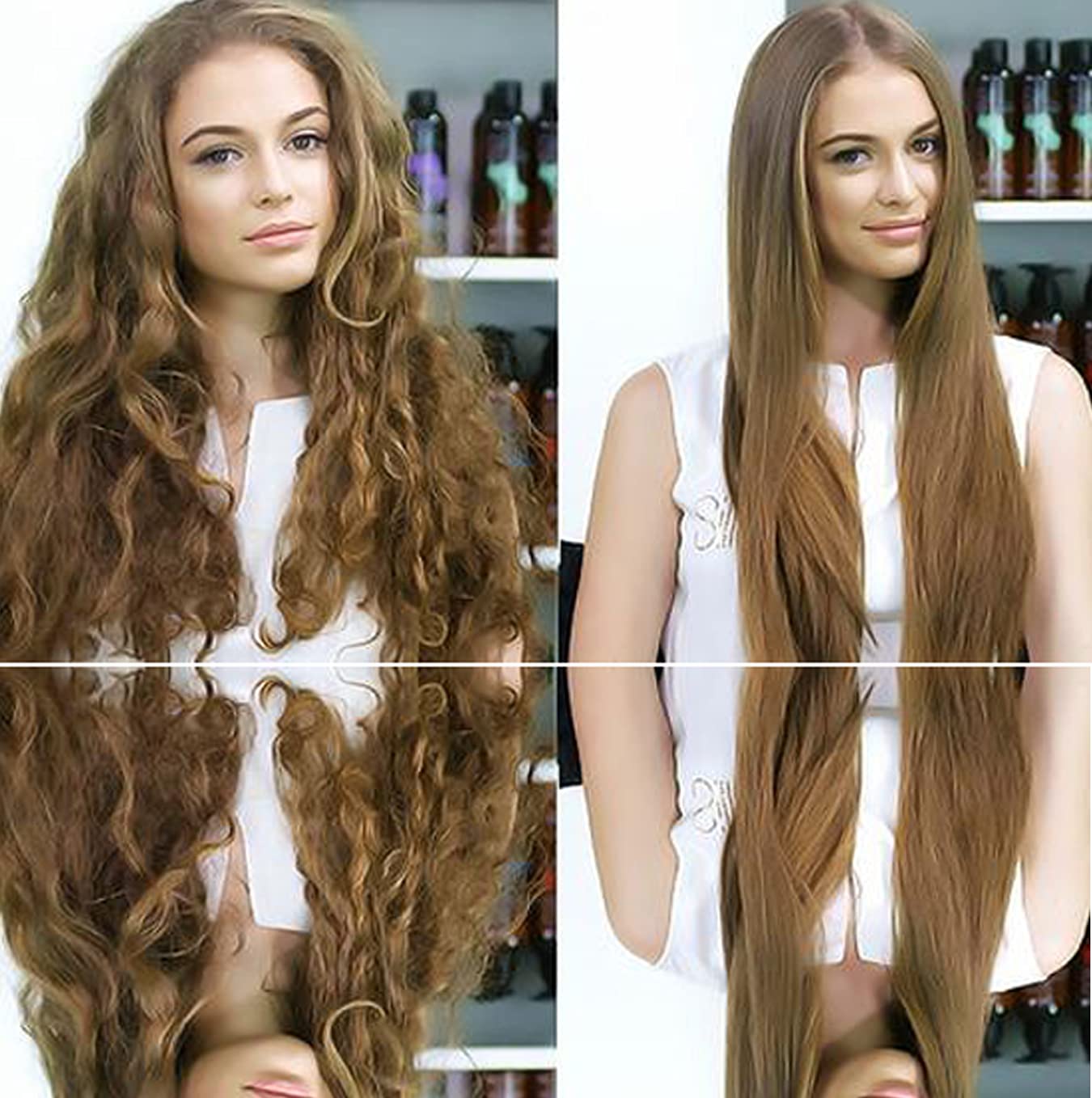 Complex Brazilian Keratin Blowout Hair Treatment 4 Bottles 300ml Value Kit Includes Sulfate Free and Easy Comb Queratina Keratina Brasilera Tratamiento