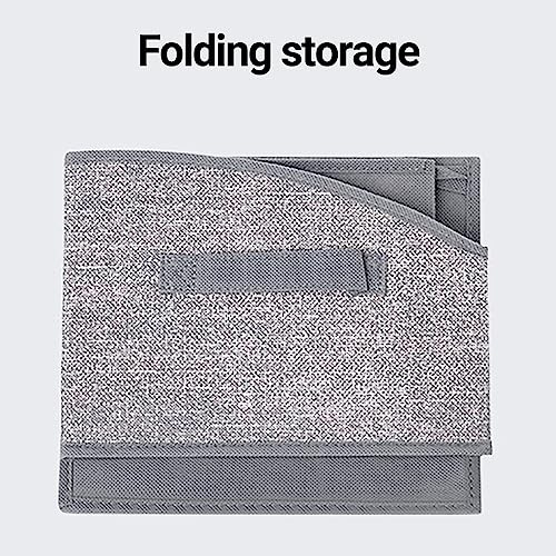 degtnb Underwear Drawer Organizer, Foldable Sock Underpants Organizer Non Woven Fabric Storage Box for Cloth, Stockings, Ties & Bras
