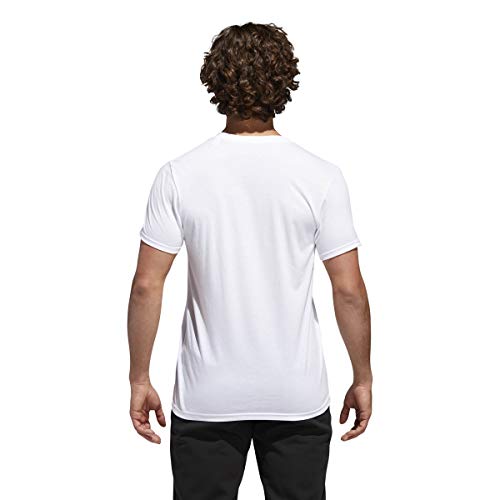 adidas Men's Athletics Badge of Sport International Tee, Black, Large