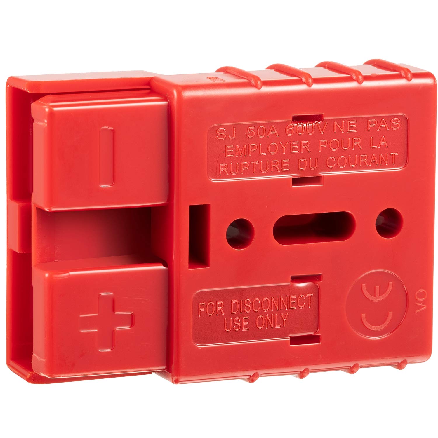 Boao 6 Sets 6-10 Gauge Battery Quick Connect Disconnect 50a 12-36v Battery Quick Connector Quick Wire Harness Plug Kit Battery Quick Connector Disconnect Plug for Motor Winch Trailer(Red)
