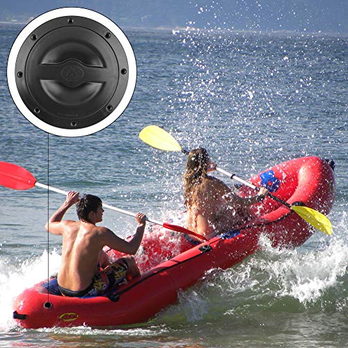 6 Inch Kayak Hatch Deck Plate Marine Hatch Cover Deck Plate Kit with Cat Bag for Kayak Canoe Boat Fishing Accessories