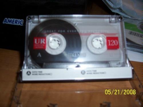 Consumer Electronic Products MAXELL UR-120 Blank Audio Cassette Tape -4 pack Supply Store