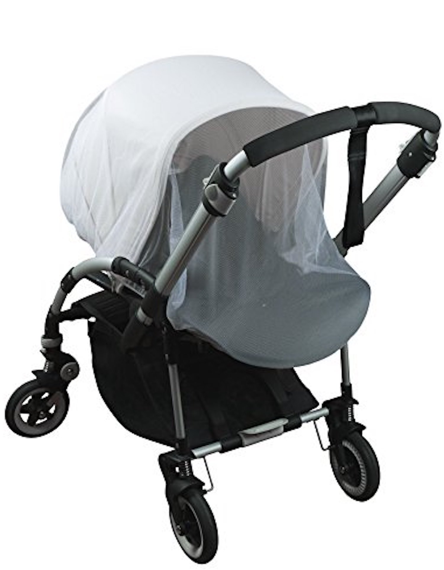 KIDLUF Mosquito and Bug Net for Baby Strollers, Bassinets, Cradles and Car Seats β Insect Net Safe Mesh White Buggy Cover for Pushchairs, Prams, and Carrycots