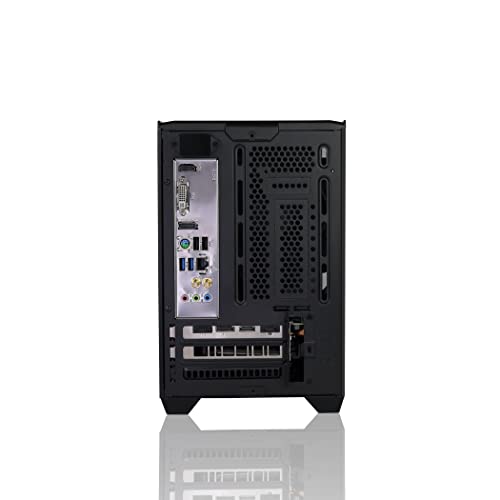 AVGPC Q-Box Mini Series PC - AMD Ryzen 5 5600G Cezanne 6-Core 3.9 GHz with AMD Radeon Graphics Gaming Cooler 16 GB DDR4 1TB SSD Windows 10, Black